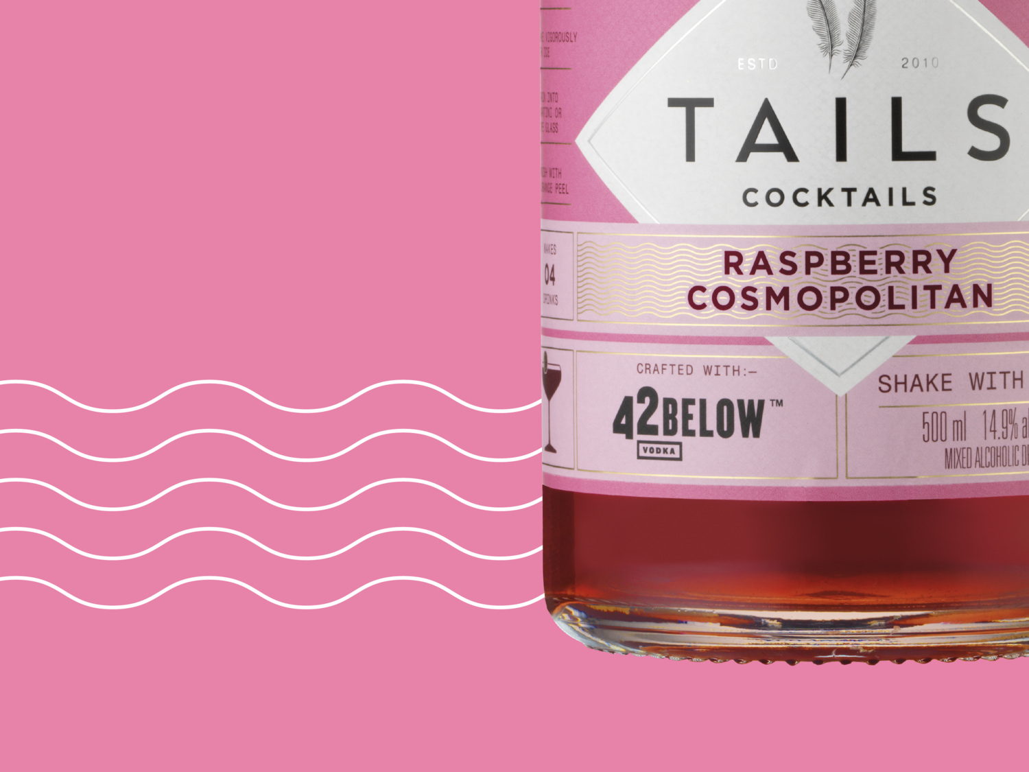 Raspberry Cosmopolitan Bottled Cocktails Tails Cocktails
